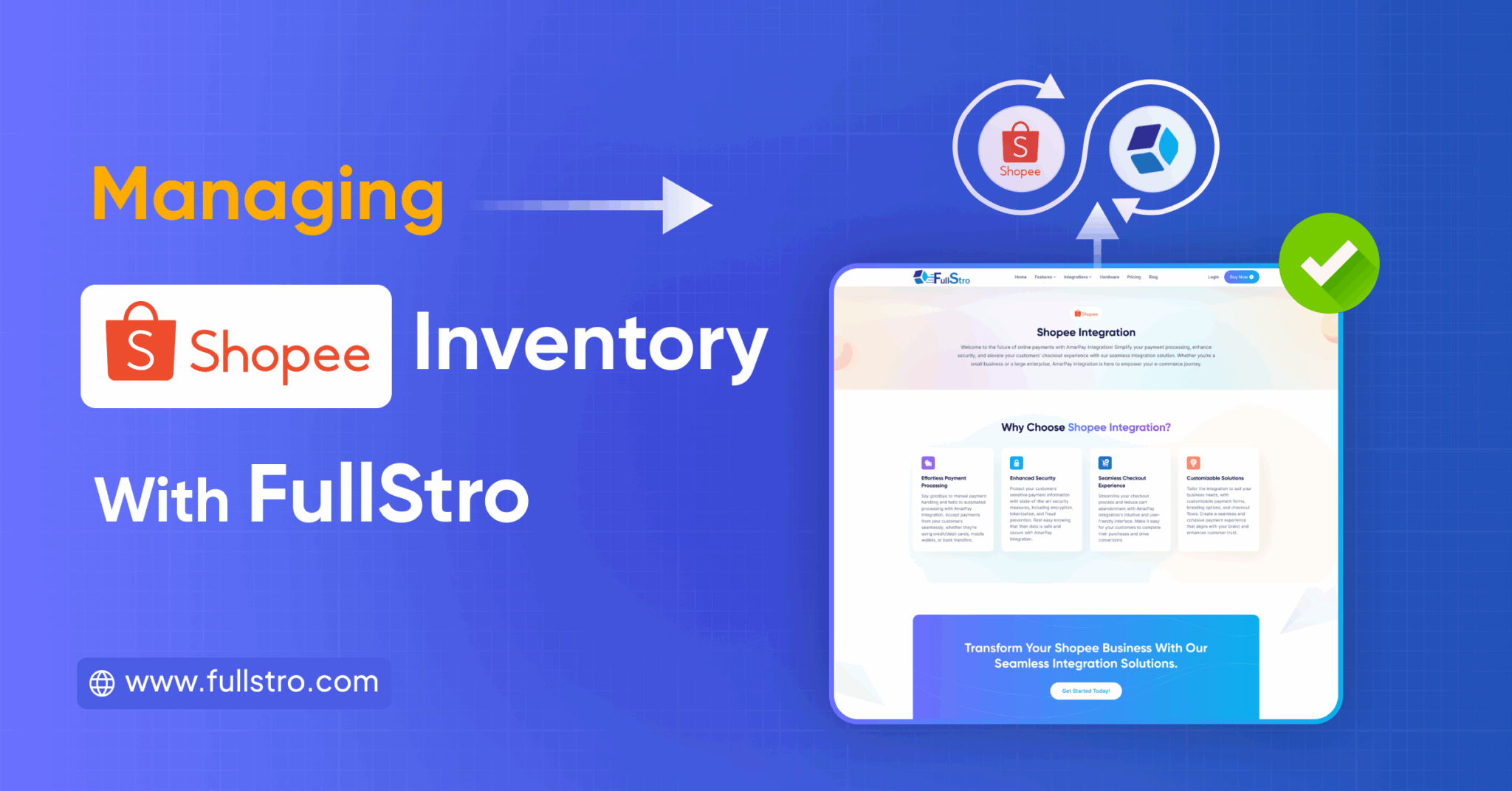 Managing Shopee Inventory with FullStro